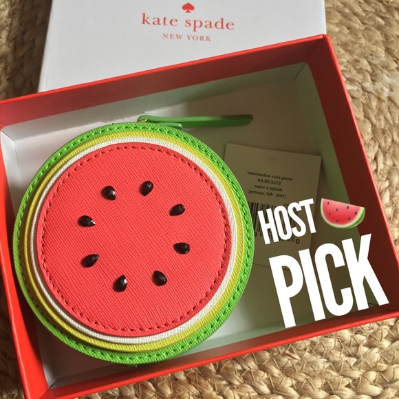 kate spade | Bags | Kate Spade Make A Splash Watermelon Coin Purse ...